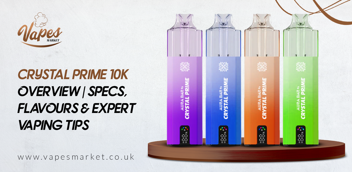 Crystal Prime 10K Overview | Specs, Flavours & Expert Vaping Tips