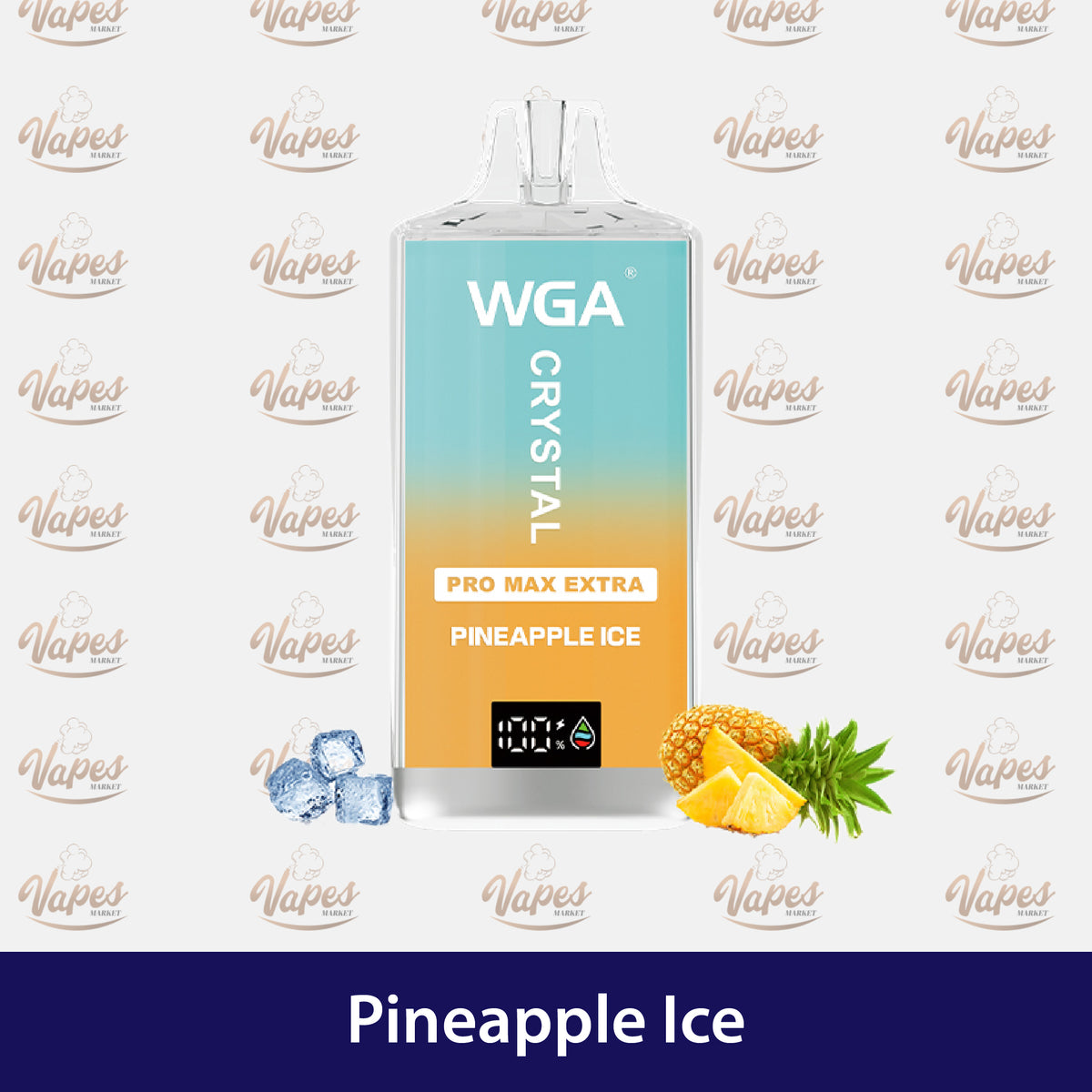 WGA Crystal Pro Max 15000 Pineapple Ice | Just In £12.99