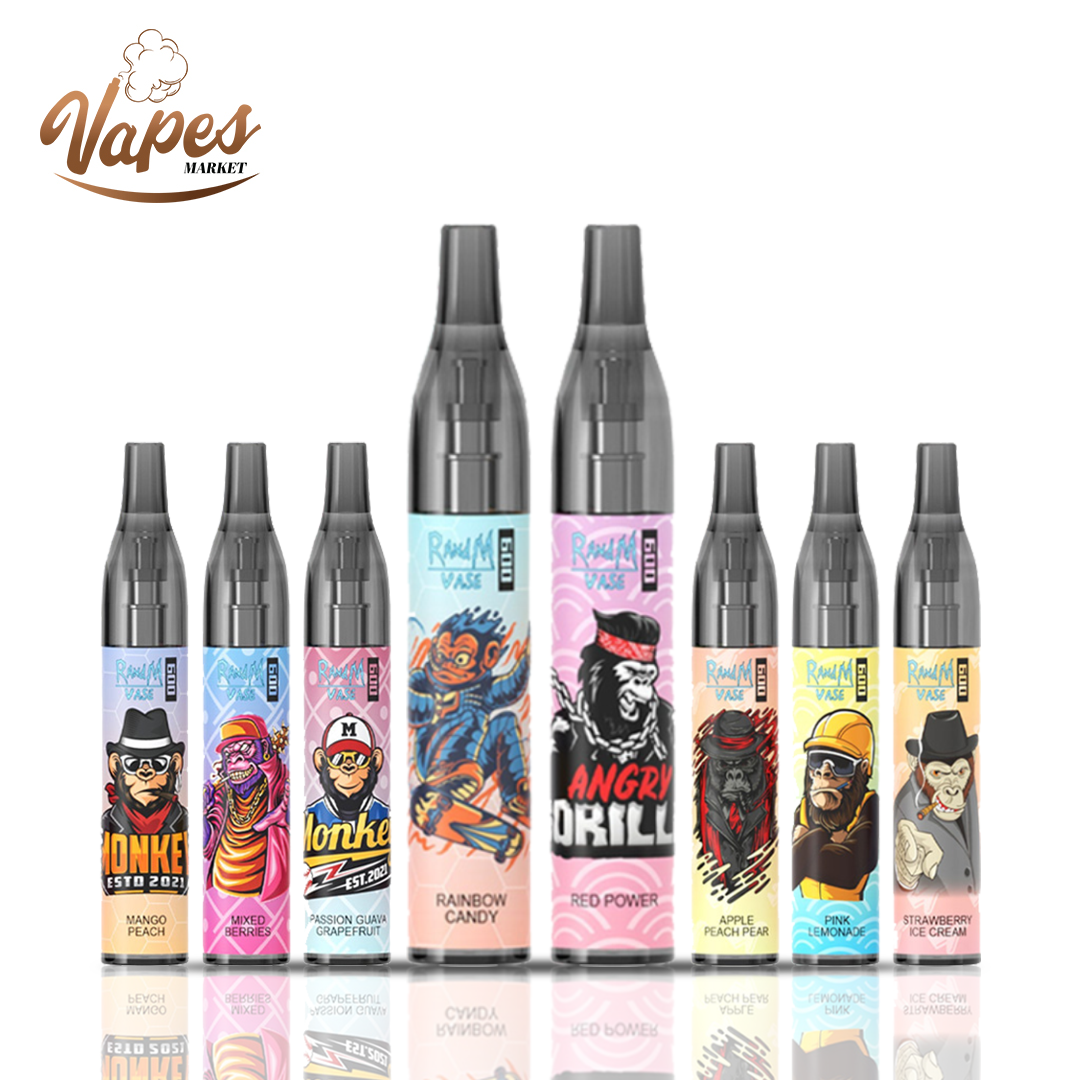 RandM Vase 600 Puffs Disposable Vape Puff Pack of 10